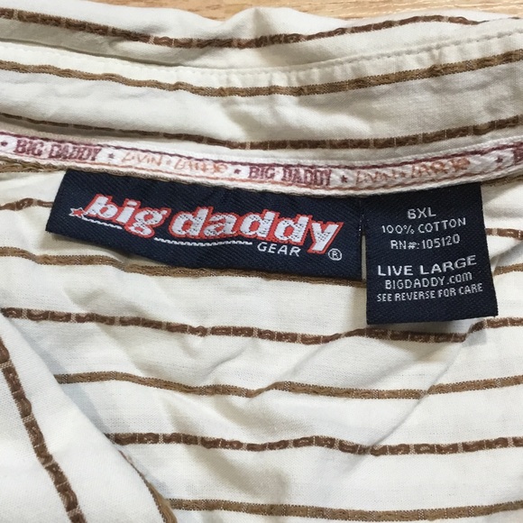 big daddy | Shirts | Big Daddy Gear Button Down Shirt | Poshmark